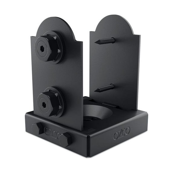OZCO 54207 Laredo Sunset Lite 4x4 Post Base, (1 per Pack) - Walmart.com