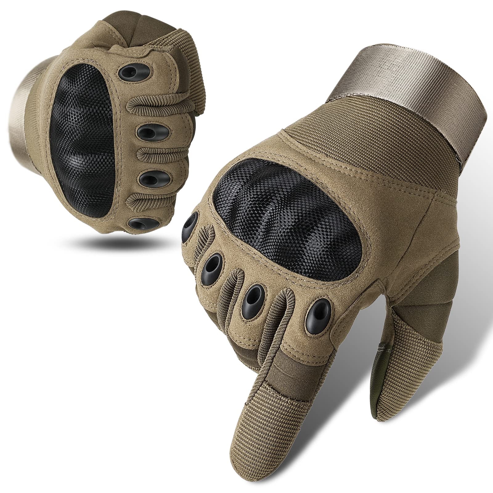 OZERO Motorcycle Gloves for Men and Women | Touch Screen Hard Knuckle ...