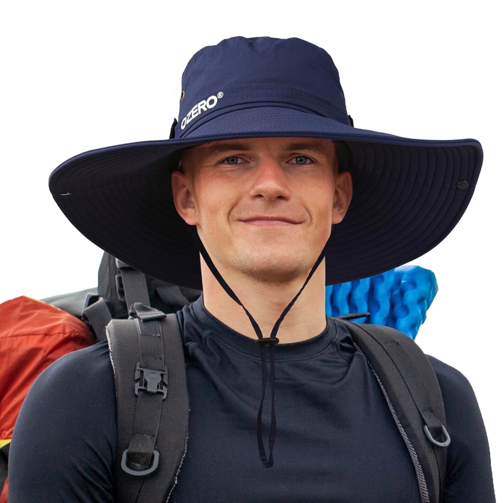 OZERO Sun Hats for Men and Women: Wide Brim UV Protection Fishing Hat ...
