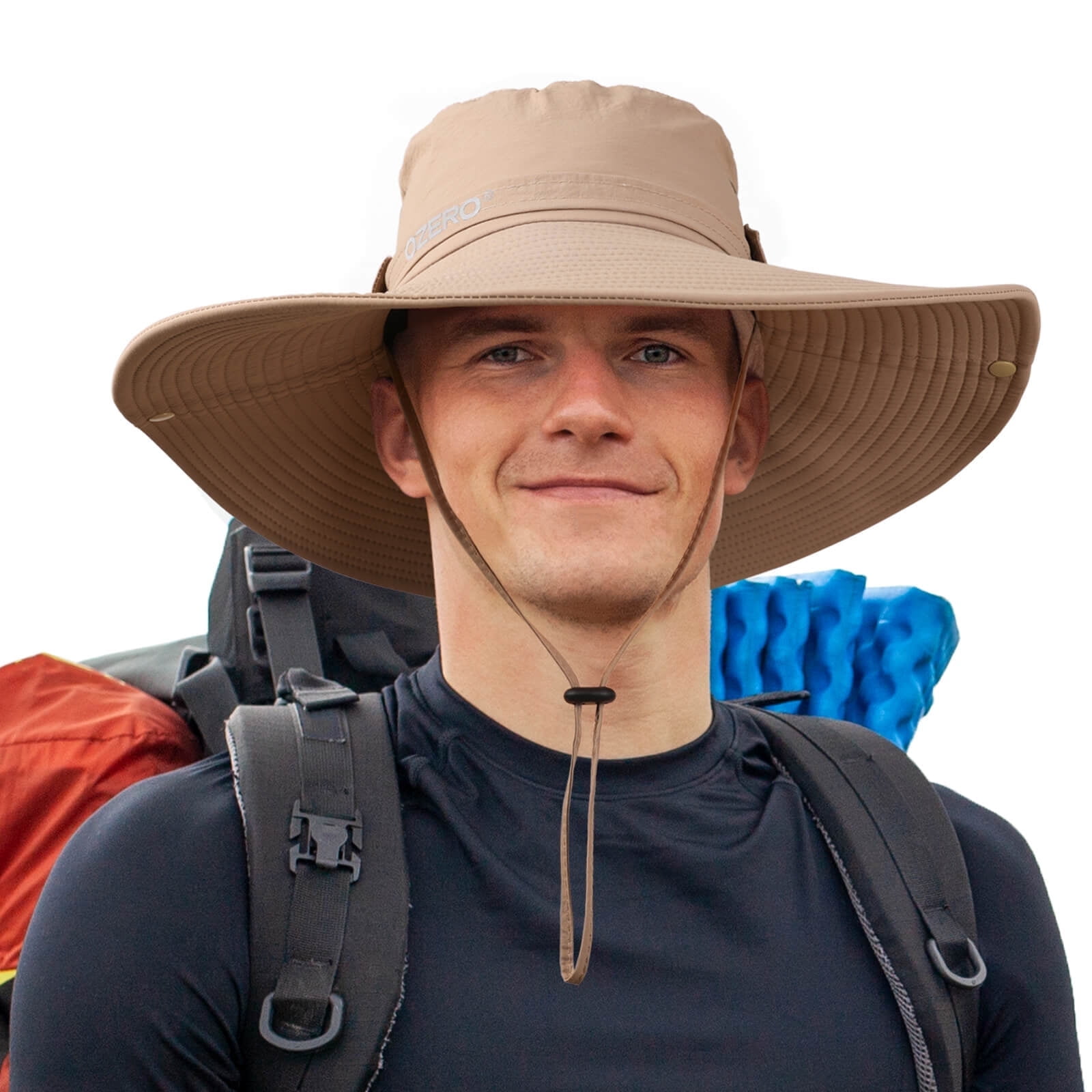 OZERO Sun Hats for Men and Women: Wide Brim UV Protection Fishing Hat ...