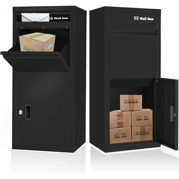 OZG Package Delivery Boxes for Outdoor with Large Storage 17.7"L*15"W ...