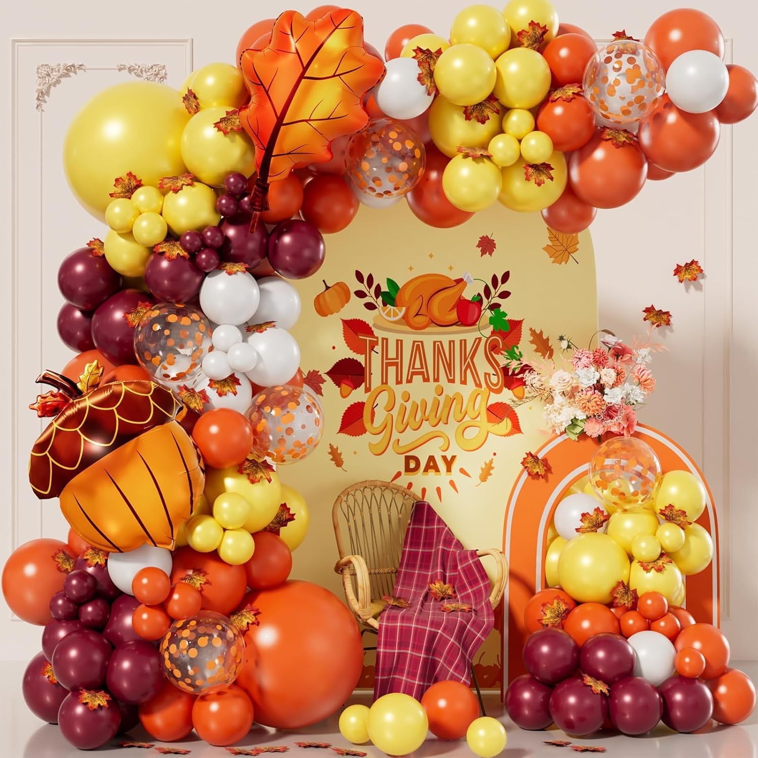 OZMI Hazelnut Balloons for Thinksgiving, Harvest Festival, Balloons ...