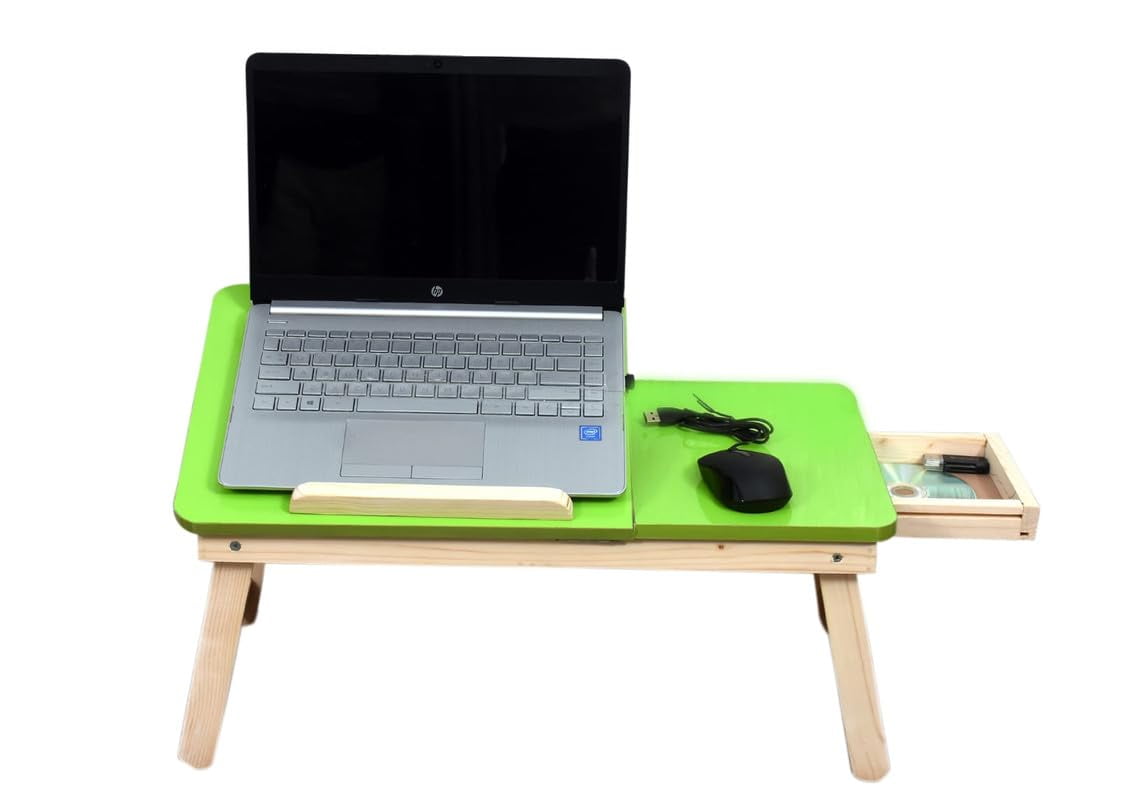OZO Multipurpose Foldable Wood Laptop Table Table Holder Study Table ...