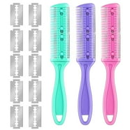 Unisex Razor Comb Home Hair Cut Thinning, Feathering, Shaping Tool with ...