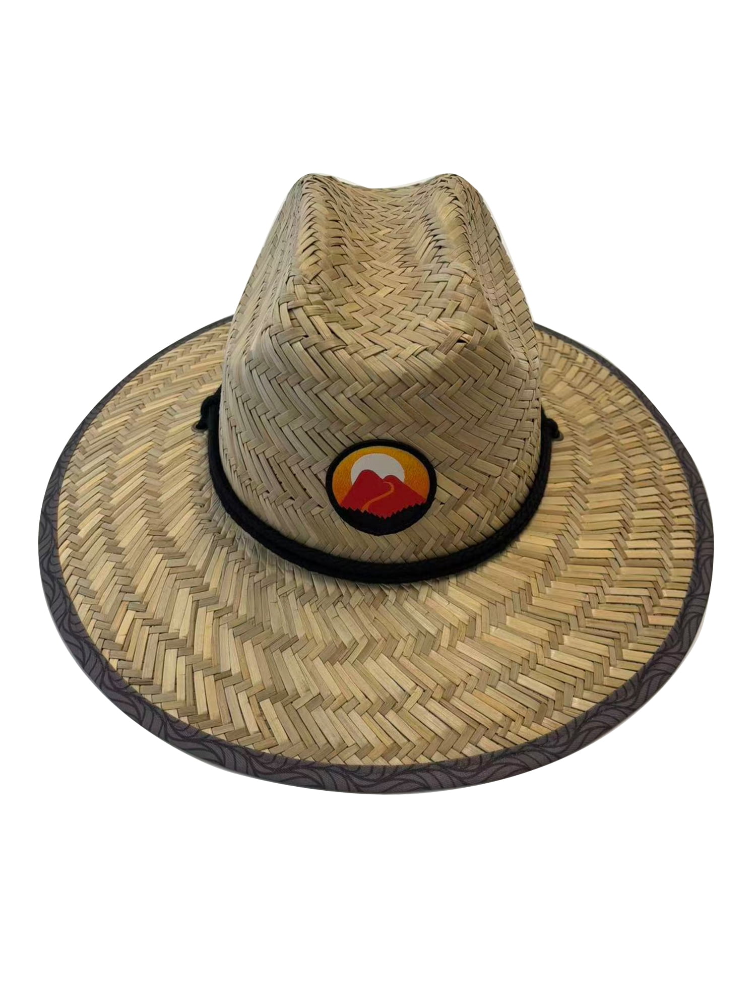 Ozark Trail Men's Wide Brim Straw Hat, Taupe - Walmart.com