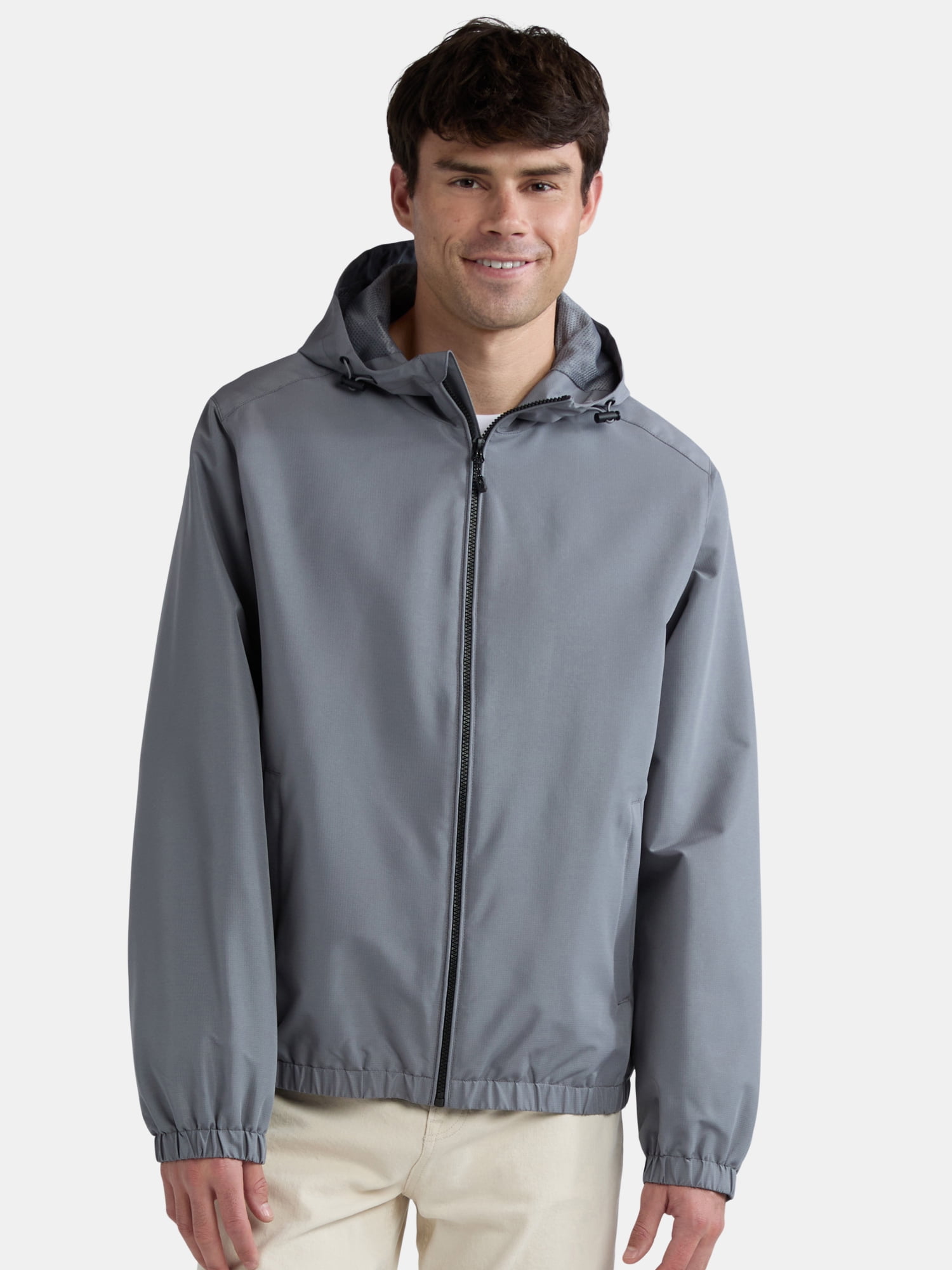 Ozark Trail Men's & Big Men's Windbreaker Jacket with Hood, Sizes S-3XL ...
