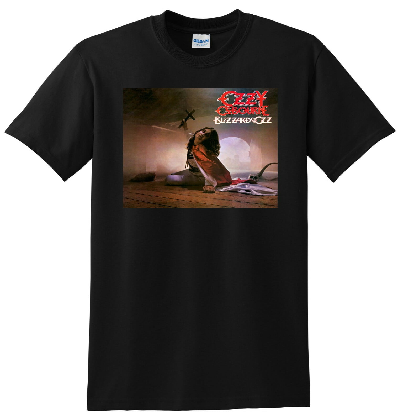 OZZY OSBOURNE T SHIRT blizzard of ozz vinyl cd cover SMALL MEDIUM LARGE ...