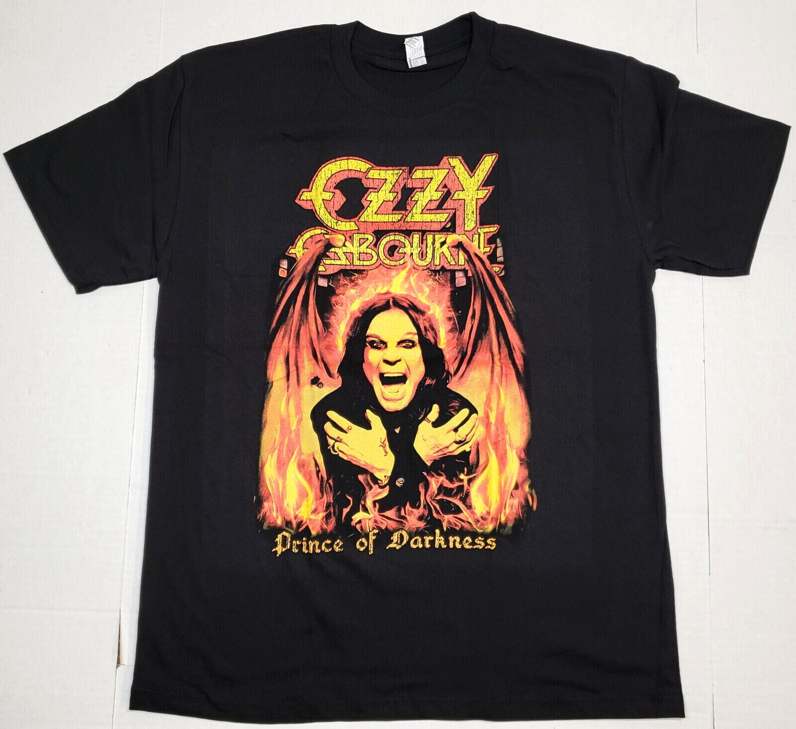 OZZY OSBOURNE T-shirt Prince Of Darkness Hard Rock Heavy Metal Men's ...