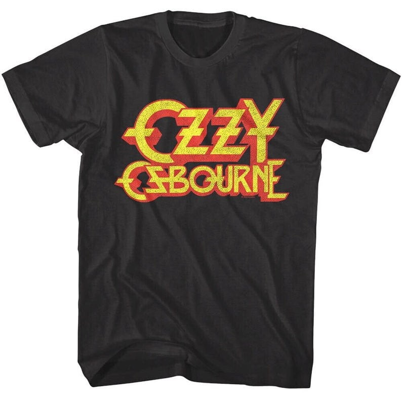OZZY OSBOURNE Vintage Logo Band Merch T-shirt - Walmart.com