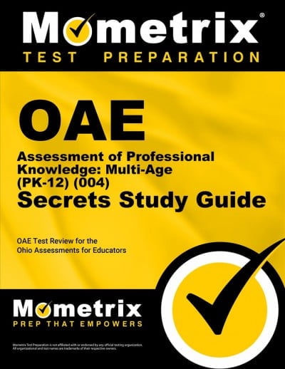 Oae Assessment of Professional Knowledge : OAE Test Review for the Ohio ...