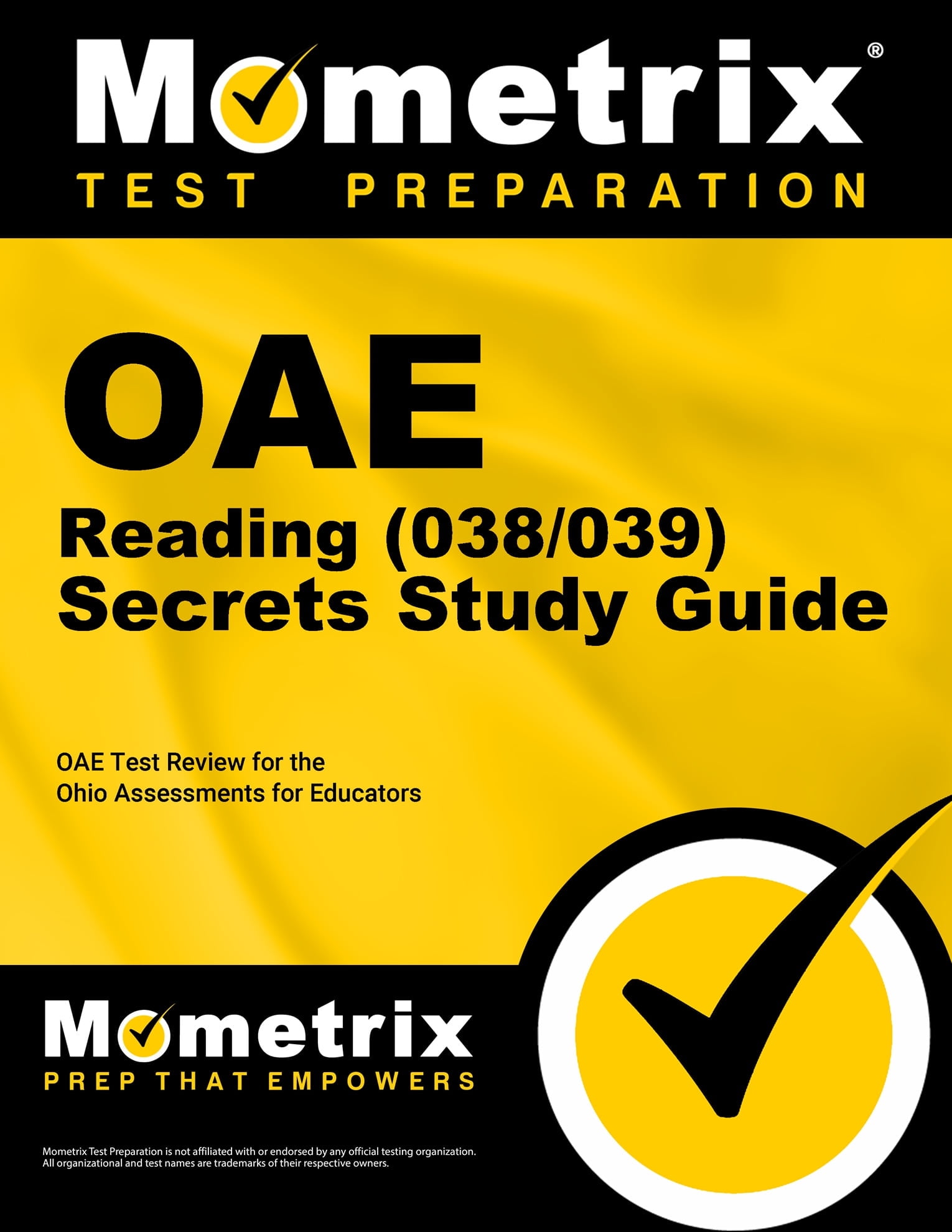 Oae Reading (038/039) Secrets Study Guide: Oae Test Review for the Ohio ...