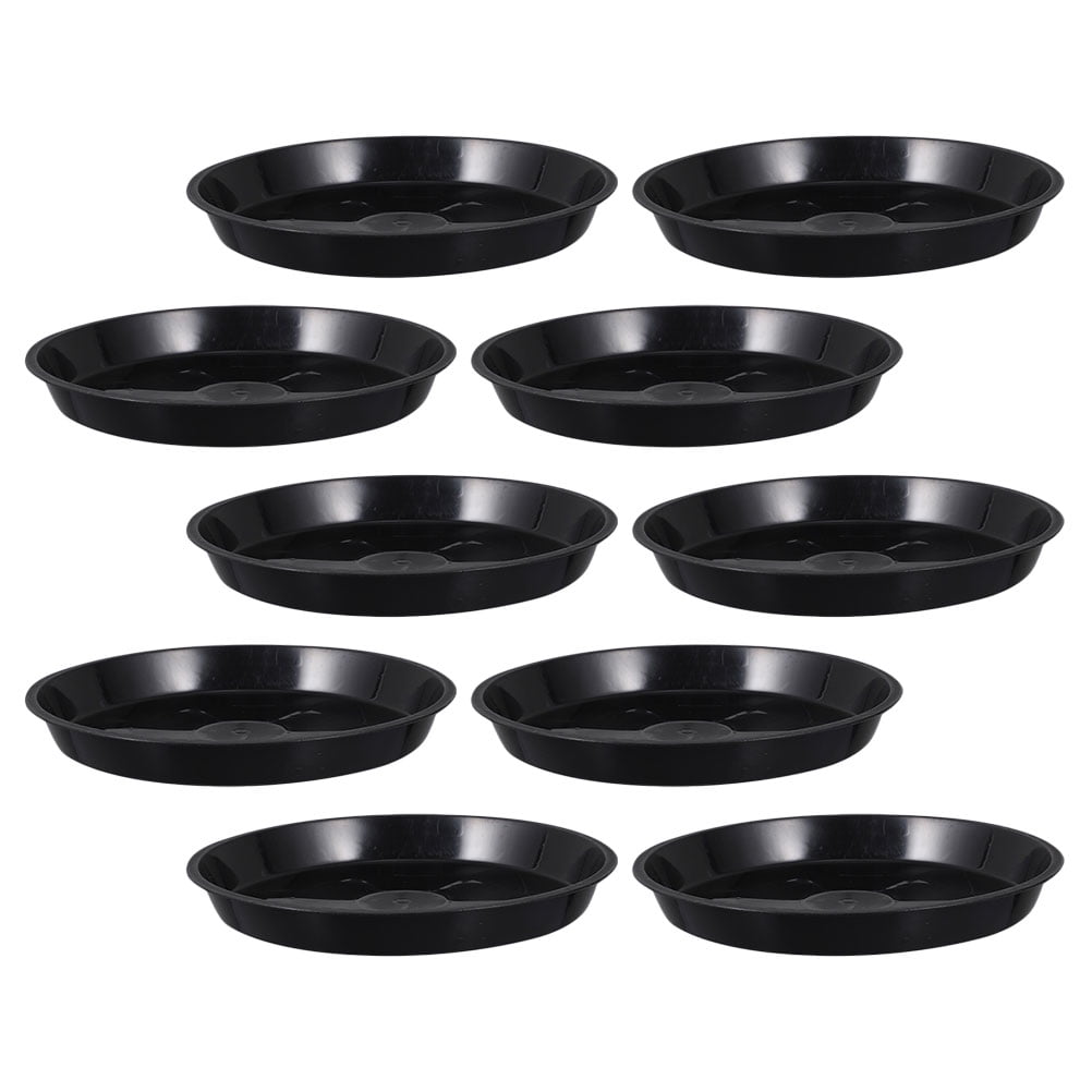 Oahisha 10 Pcs Flower Pot Tray Flower Pots Gardening Pot Trays Spilled ...