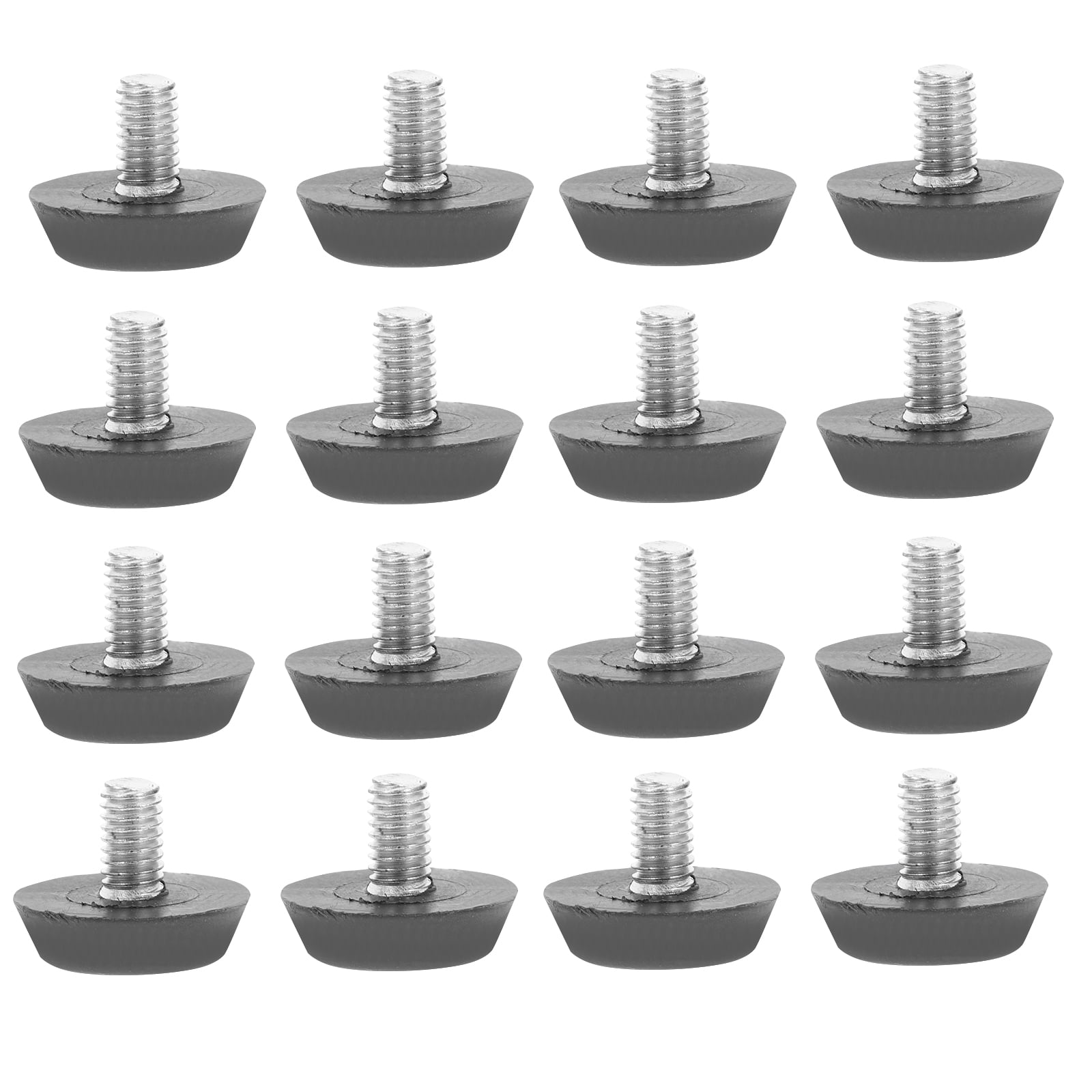 MUSEYA Adjustable Legs For Leveling Black 100Pcs 0.8X0.8X0.7In ...