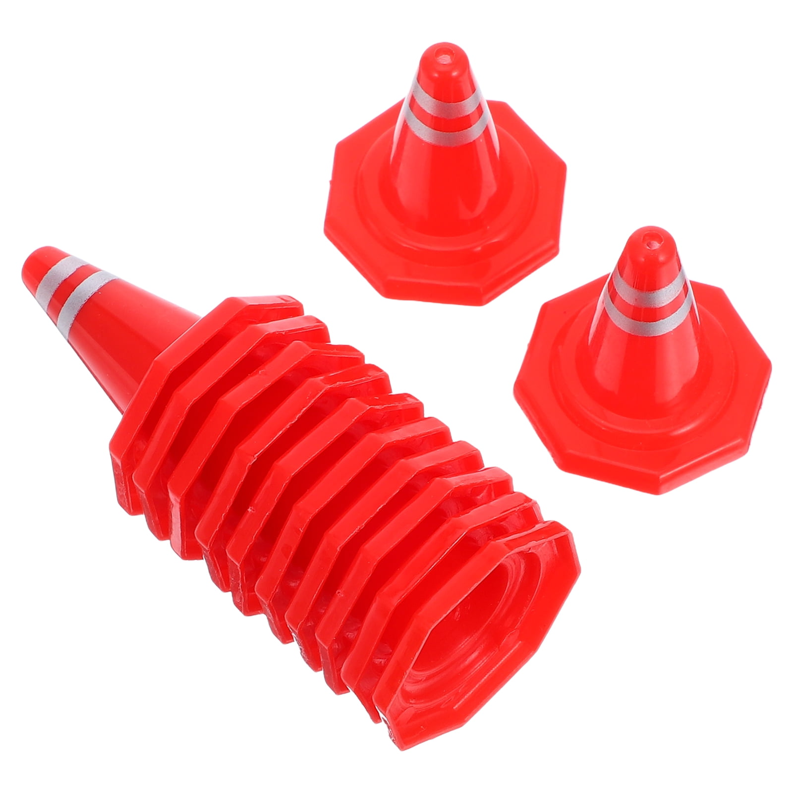 Oahisha 12 Pcs Sandbox Barricades Signs Plastic Traffic Sign Traffic ...