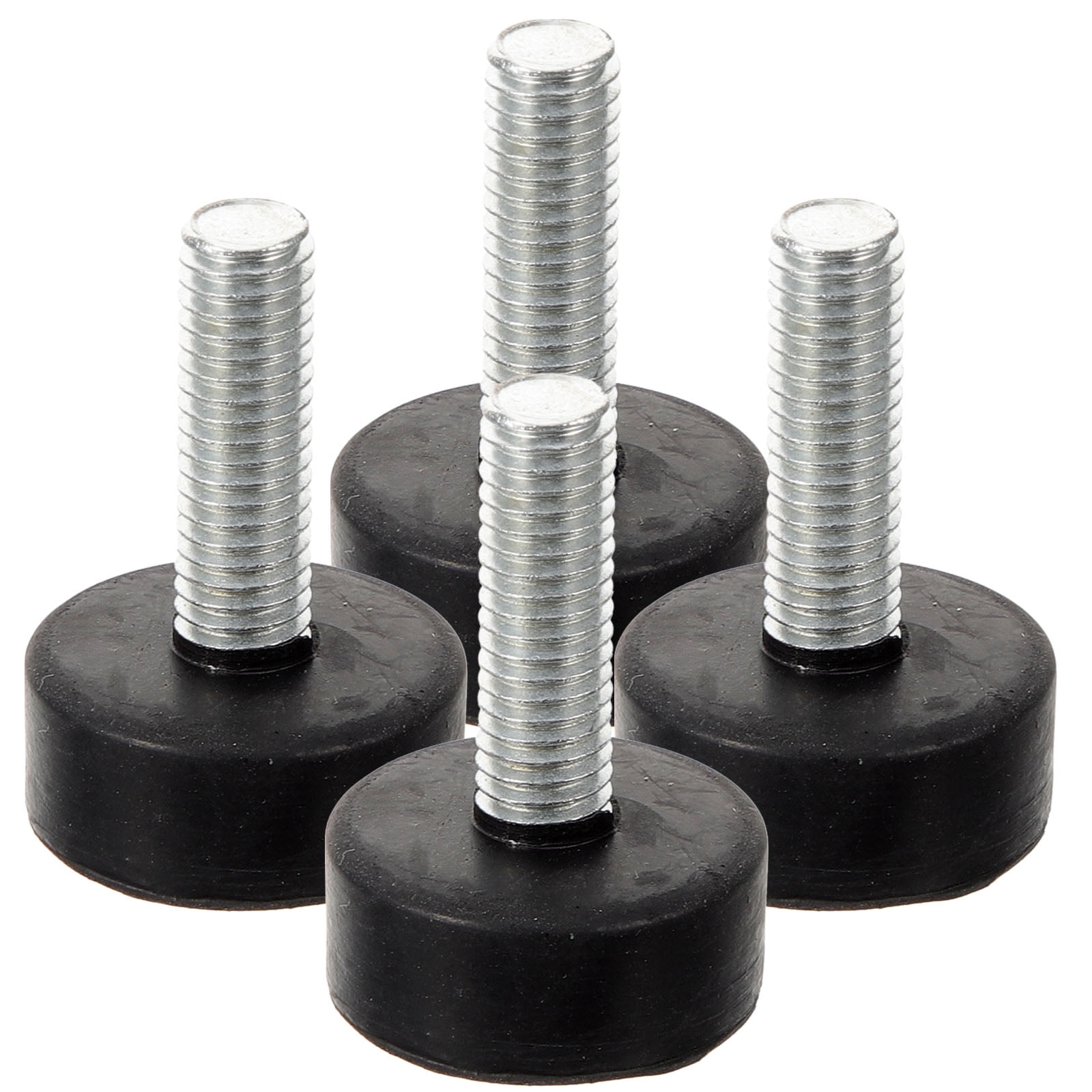 MUSEYA Round Rubber Feet Black 4Pcs 1.38X0.98X0.98In - Walmart.com