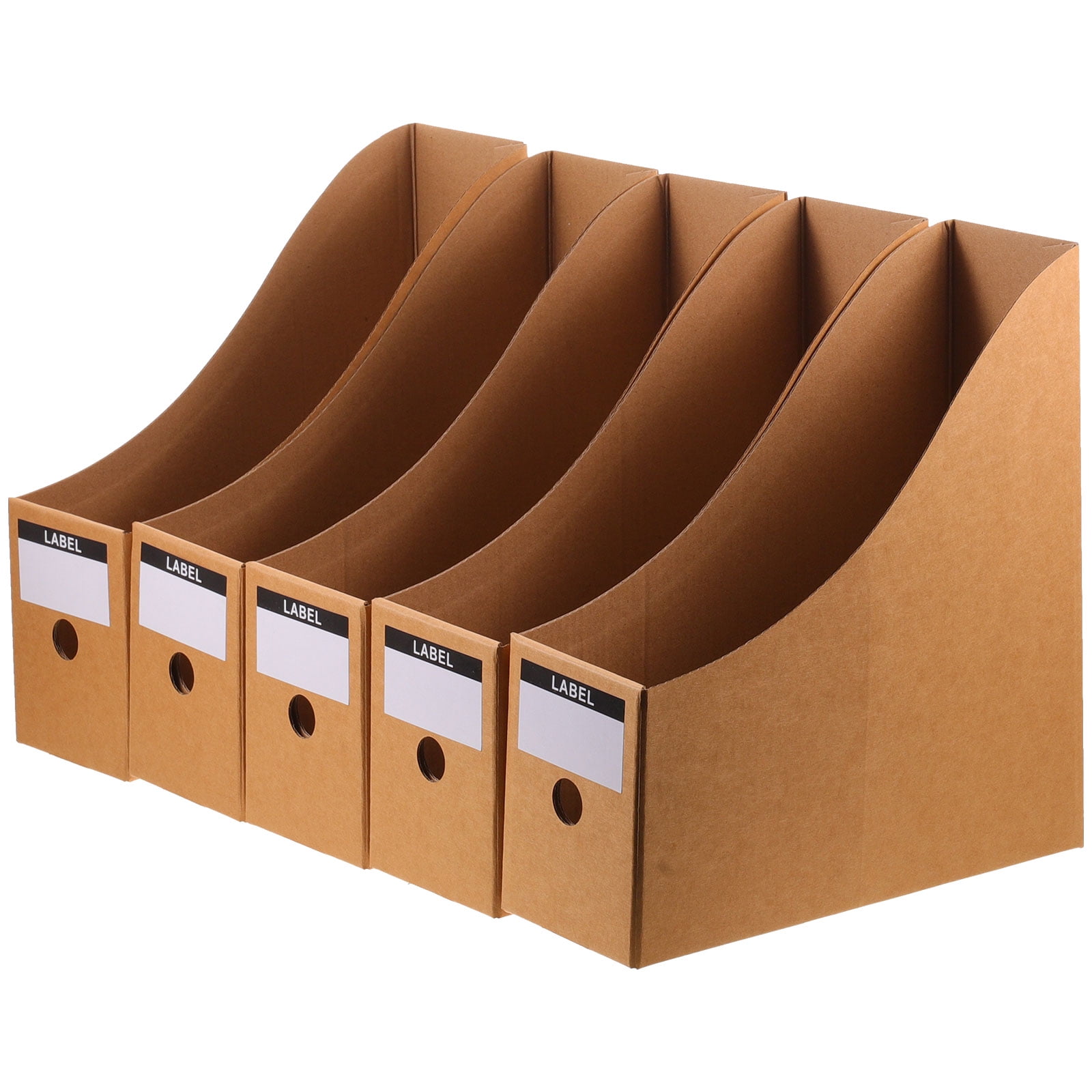Oahisha 5Pcs Khaki Document Storage Rack for Desktop Organization Made ...