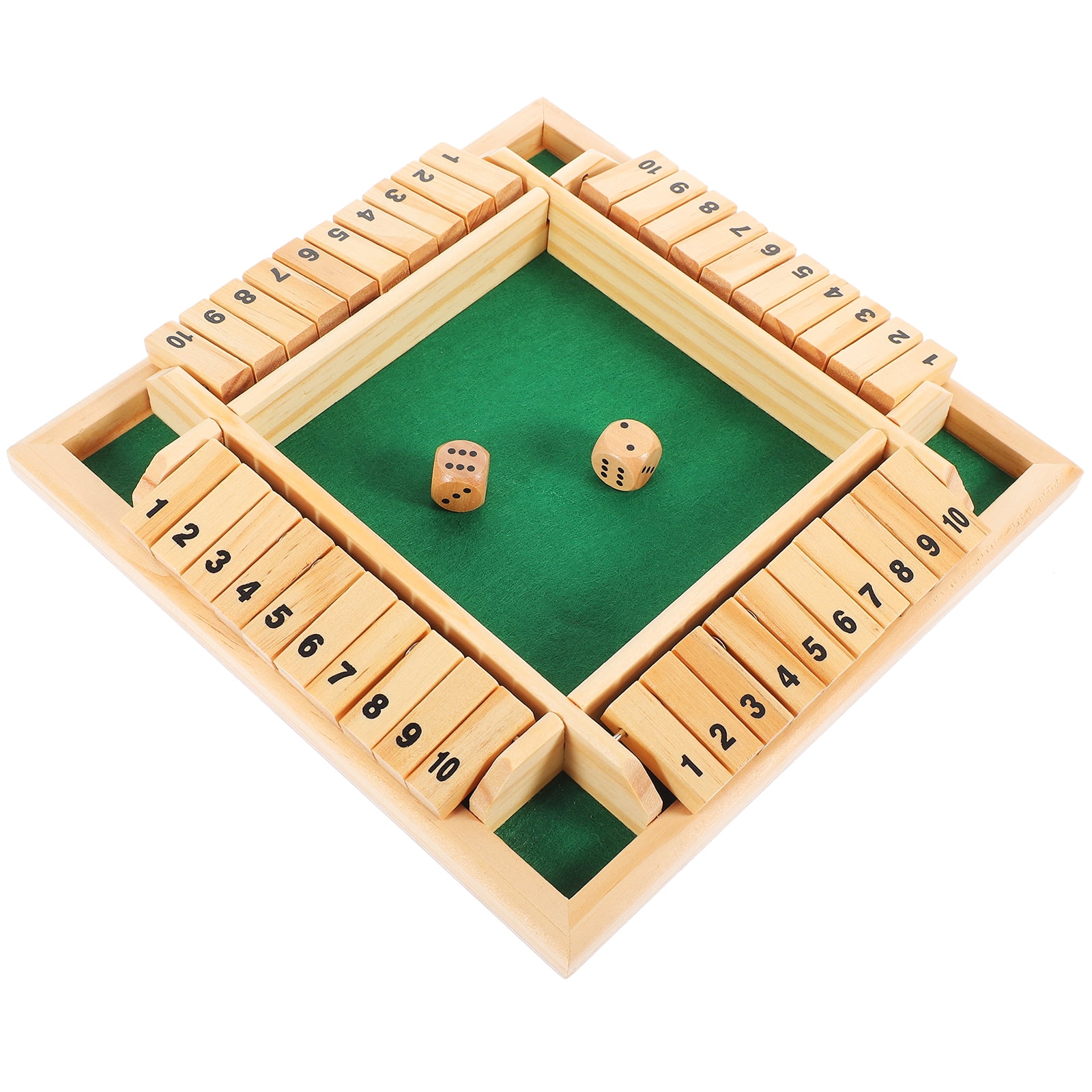 Oahisha Four-sided flop Games Digital Wooden Board Game Fun Family ...