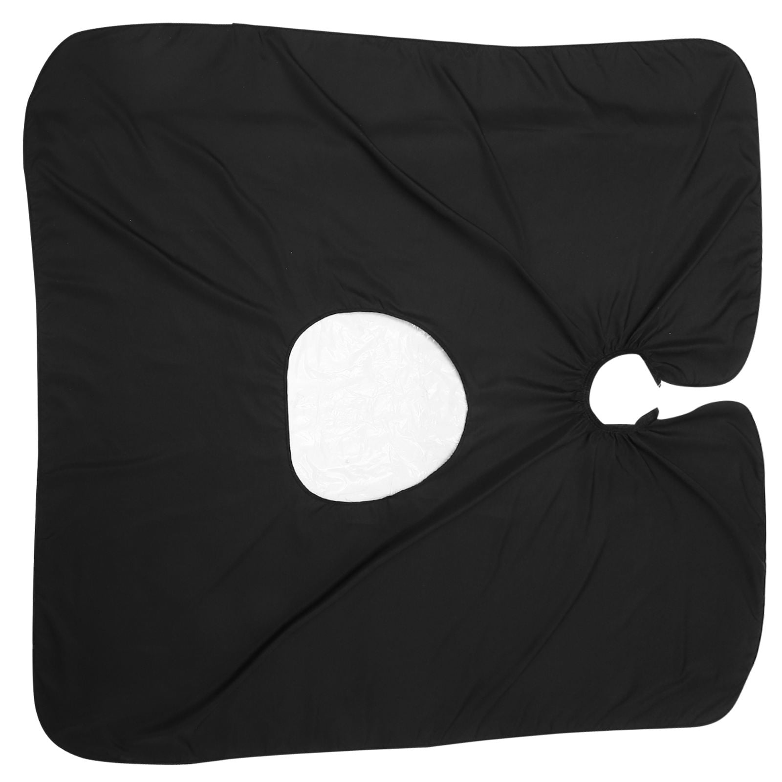 MUSEYA Hair Aprons For Stylist Professional Cape Black Polyester 1Pcs ...