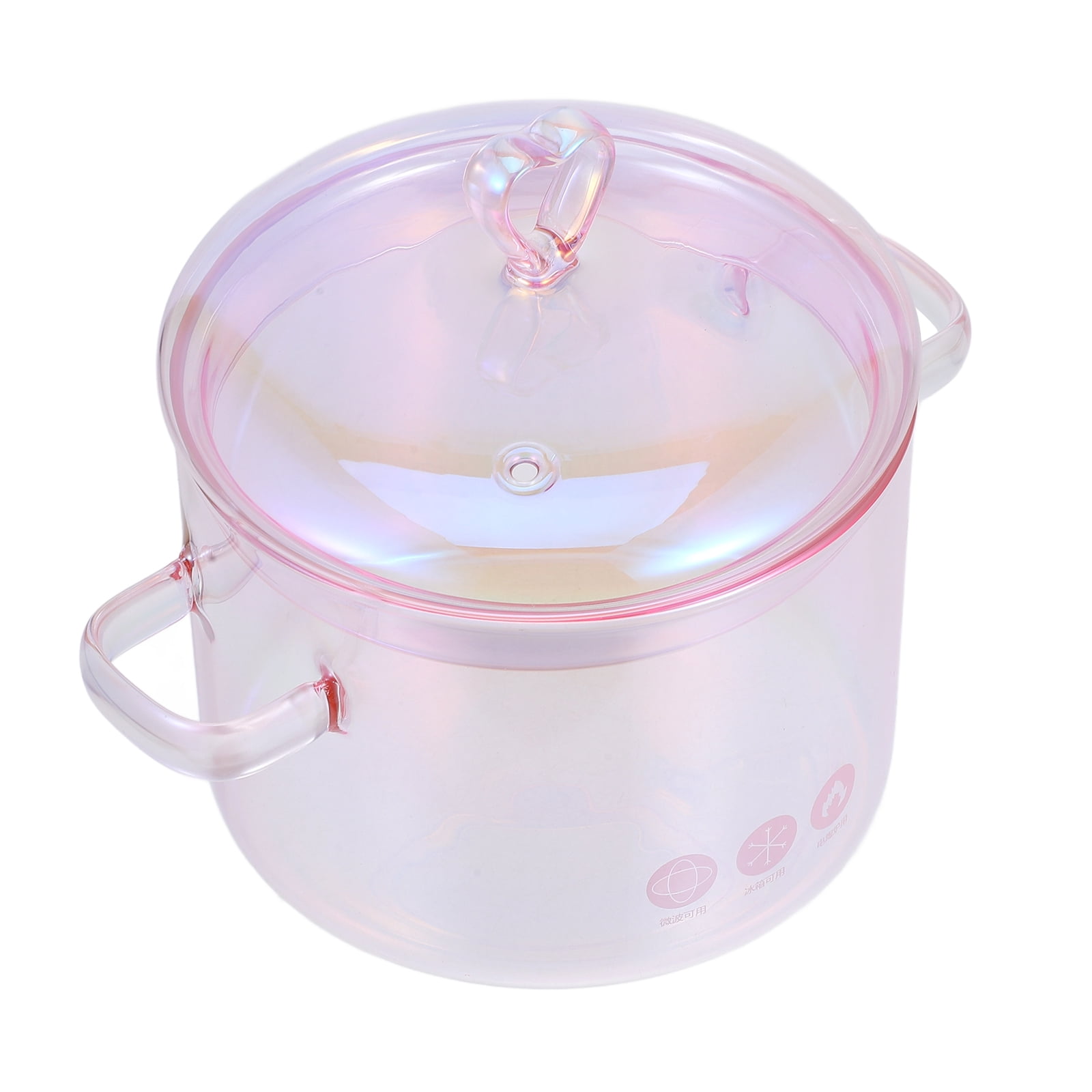 Retro Glass Cooking Pot Double Handle Soup Stew Pot 1 Set - Walmart.com