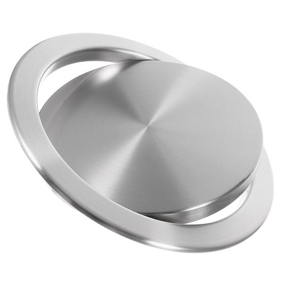 MUSEYA Countertop Trash Grommet Silver Stainless Steel for Bathroom ...