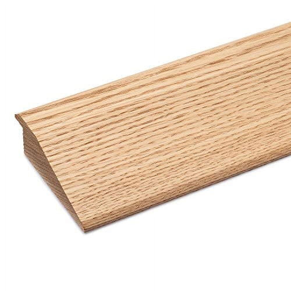 Oak 1" Overlap Edge Floor Transition 4 1/8" Wide (8 FT Long) - Walmart.com
