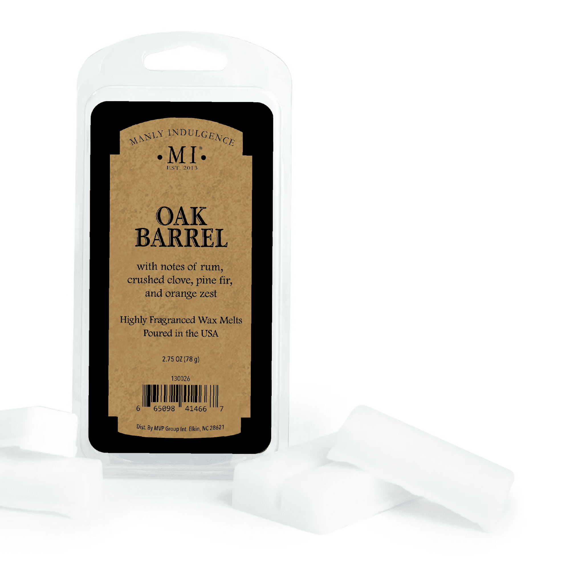 Oak Barrel Scented Wax Melt, Manly Indulgence, 2.75oz, Woody & Earthy ...