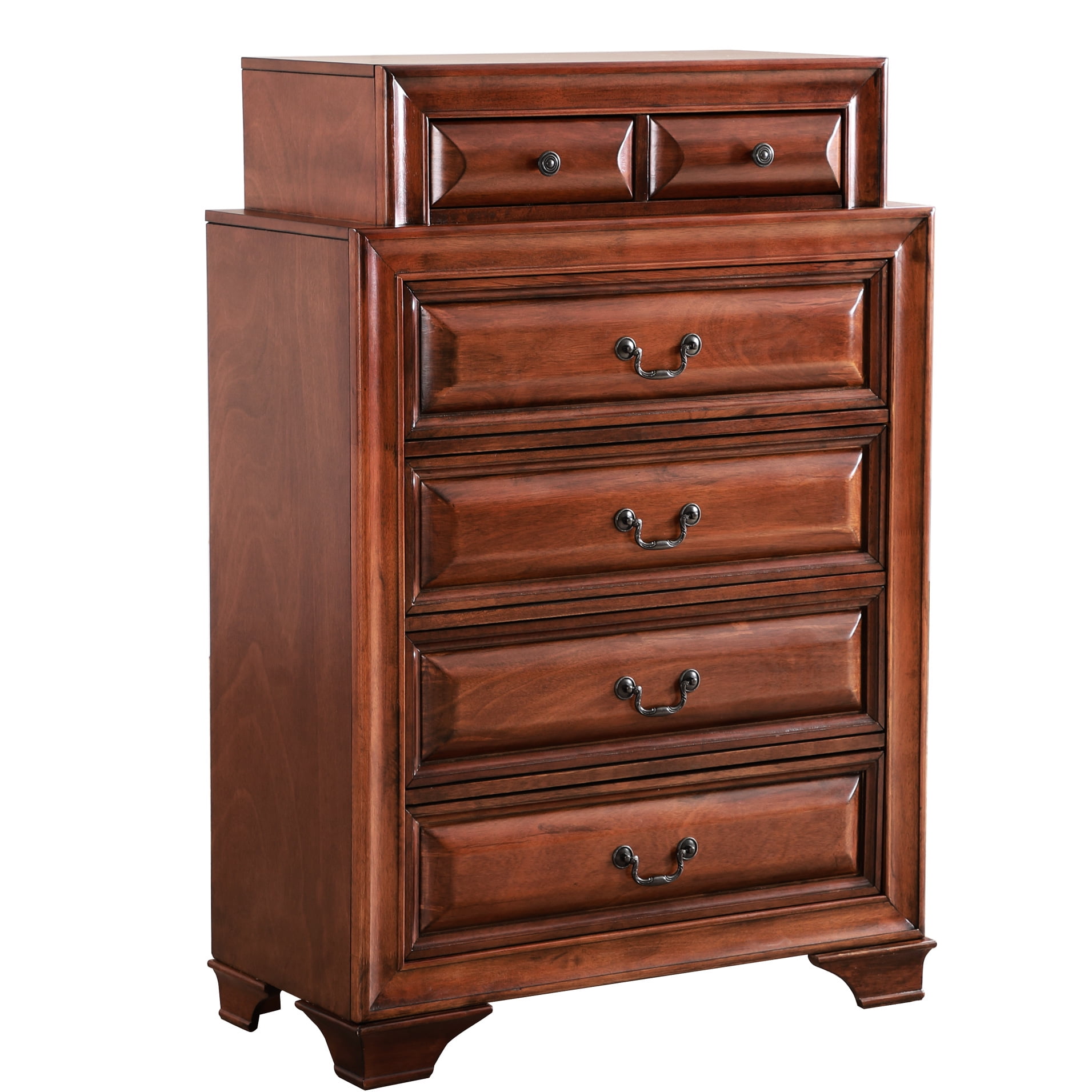 Oak Chest G8850: Real Wood Veneer Finish, Piece, Fully Assembled, Metal ...