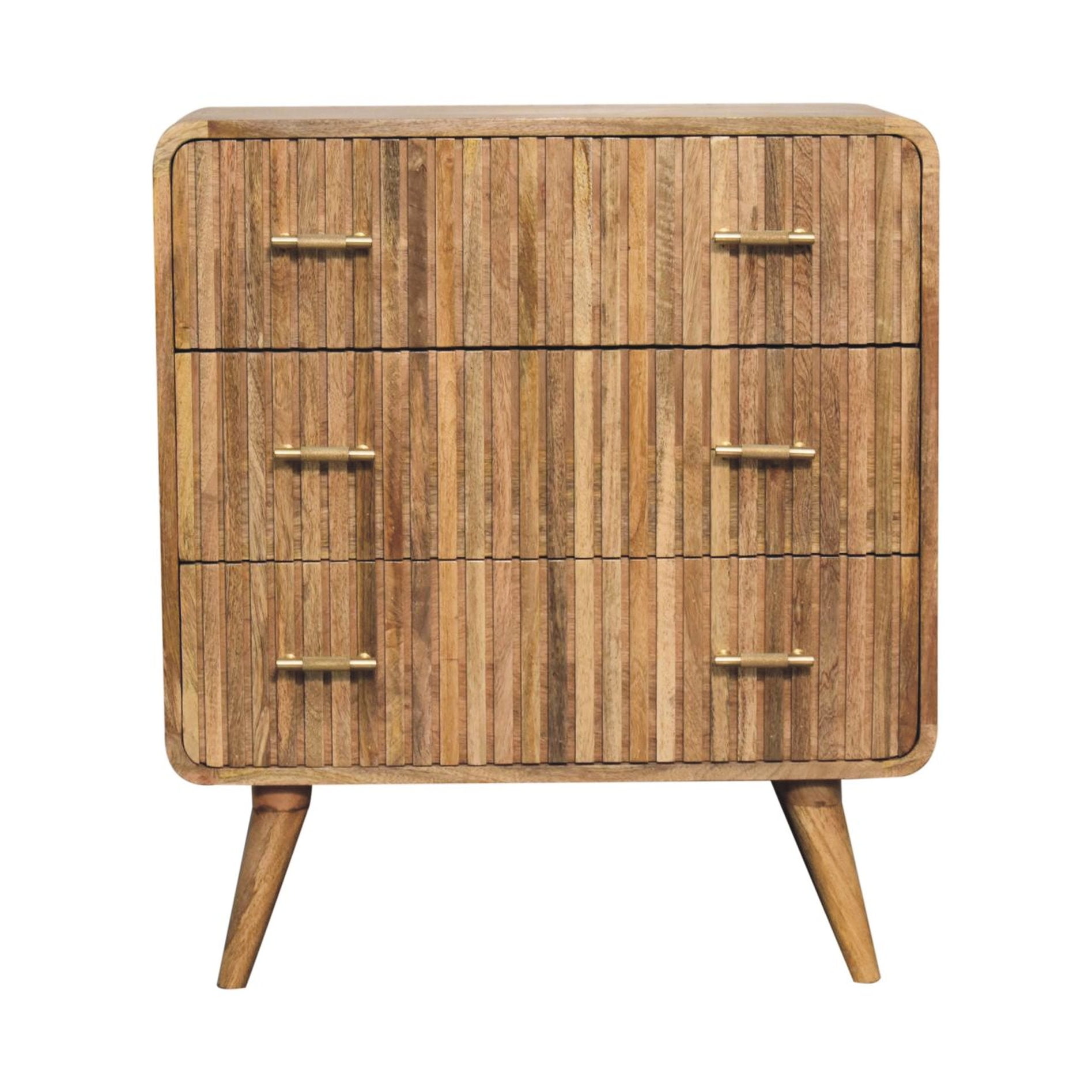 Oak Finish T-bar Ridged Chest+Nordic Style Legs”-“Primary Living Space ...