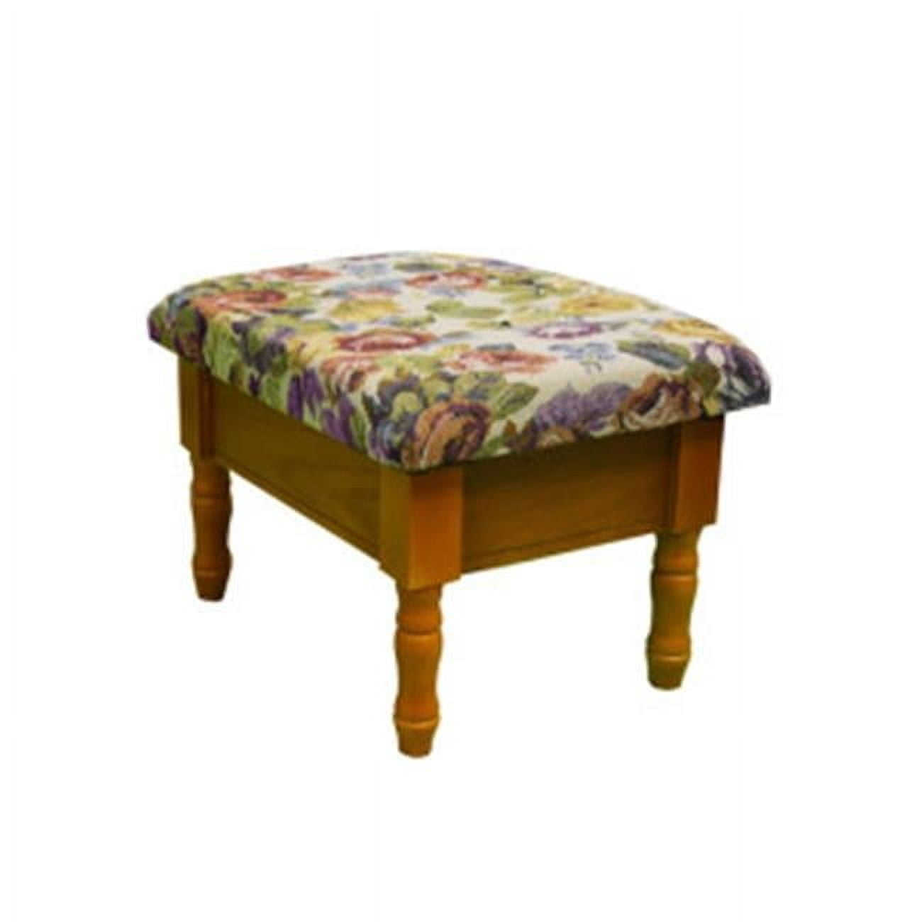 Oak Foot Stool With Storage - Walmart.com