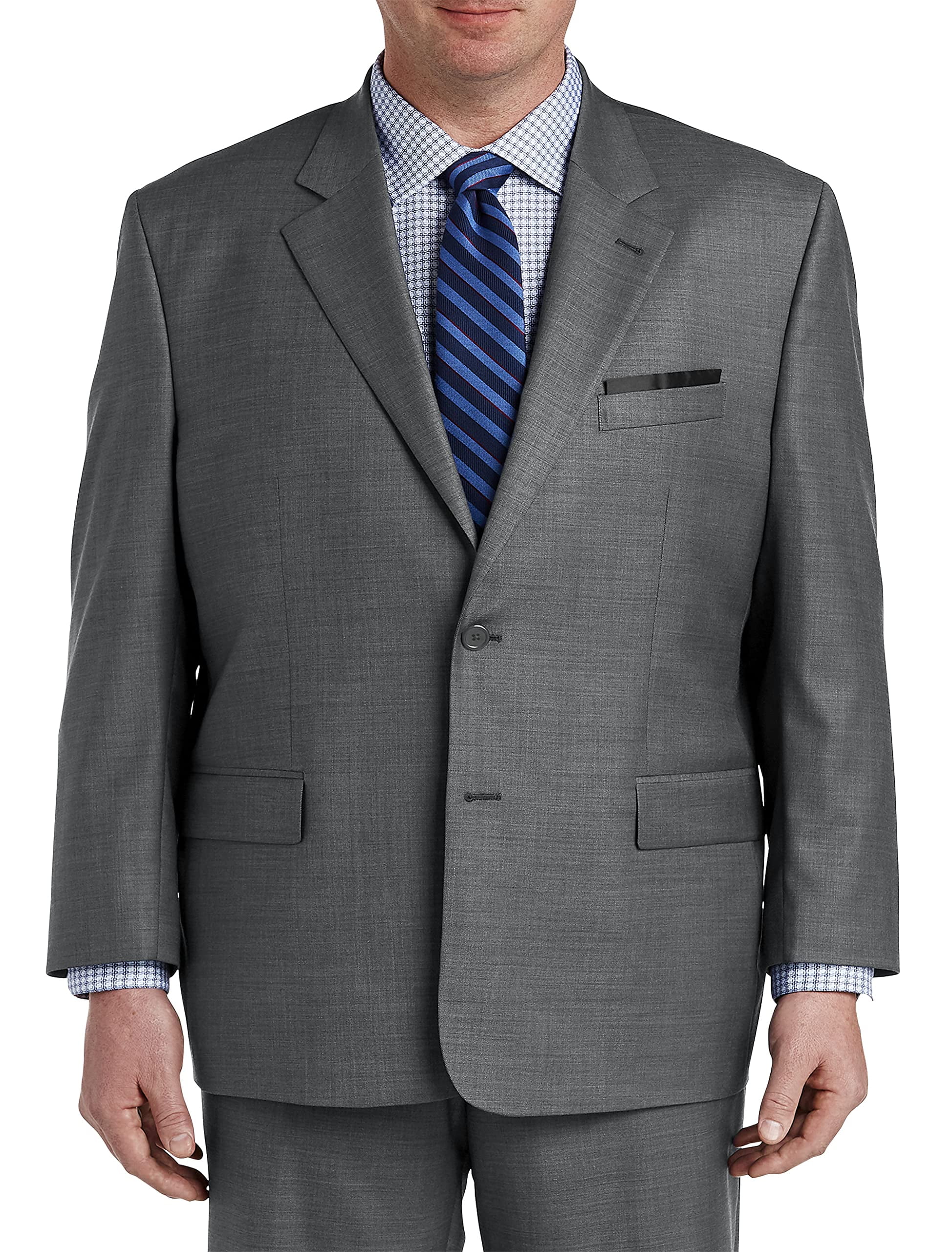 Oak Hill Premium by DXL Men's Big and Tall Jacket-Relaxer Sharkskin ...