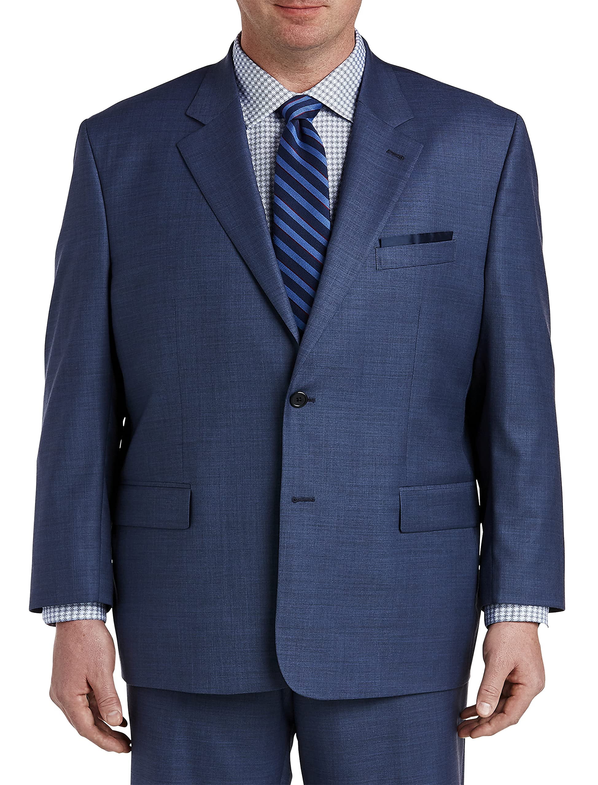 Oak Hill Premium by DXL Men's Big and Tall Jacket-Relaxer Sharkskin ...