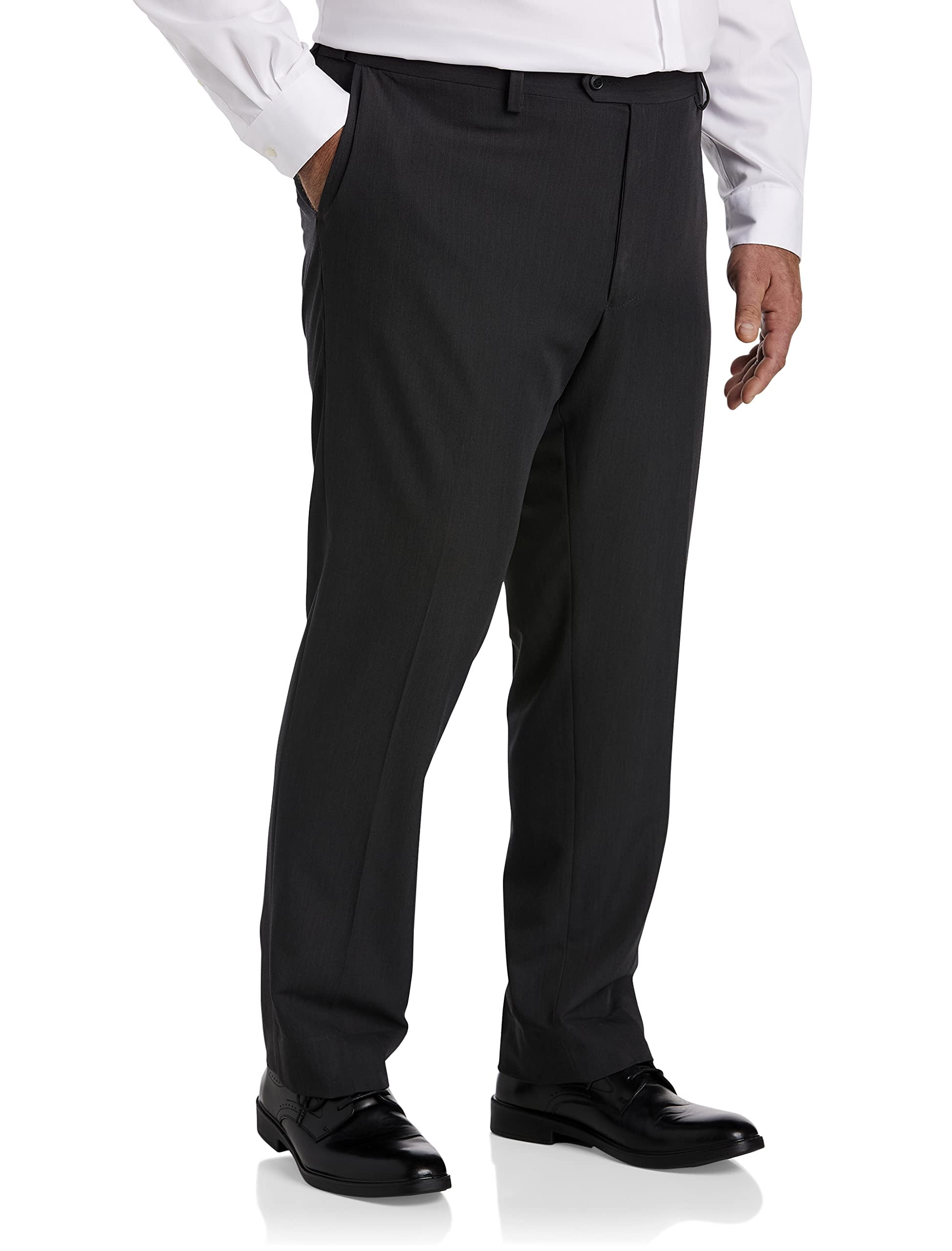 Easy Stretch Dress Pants Charcoal 42 x 32 - Walmart.com