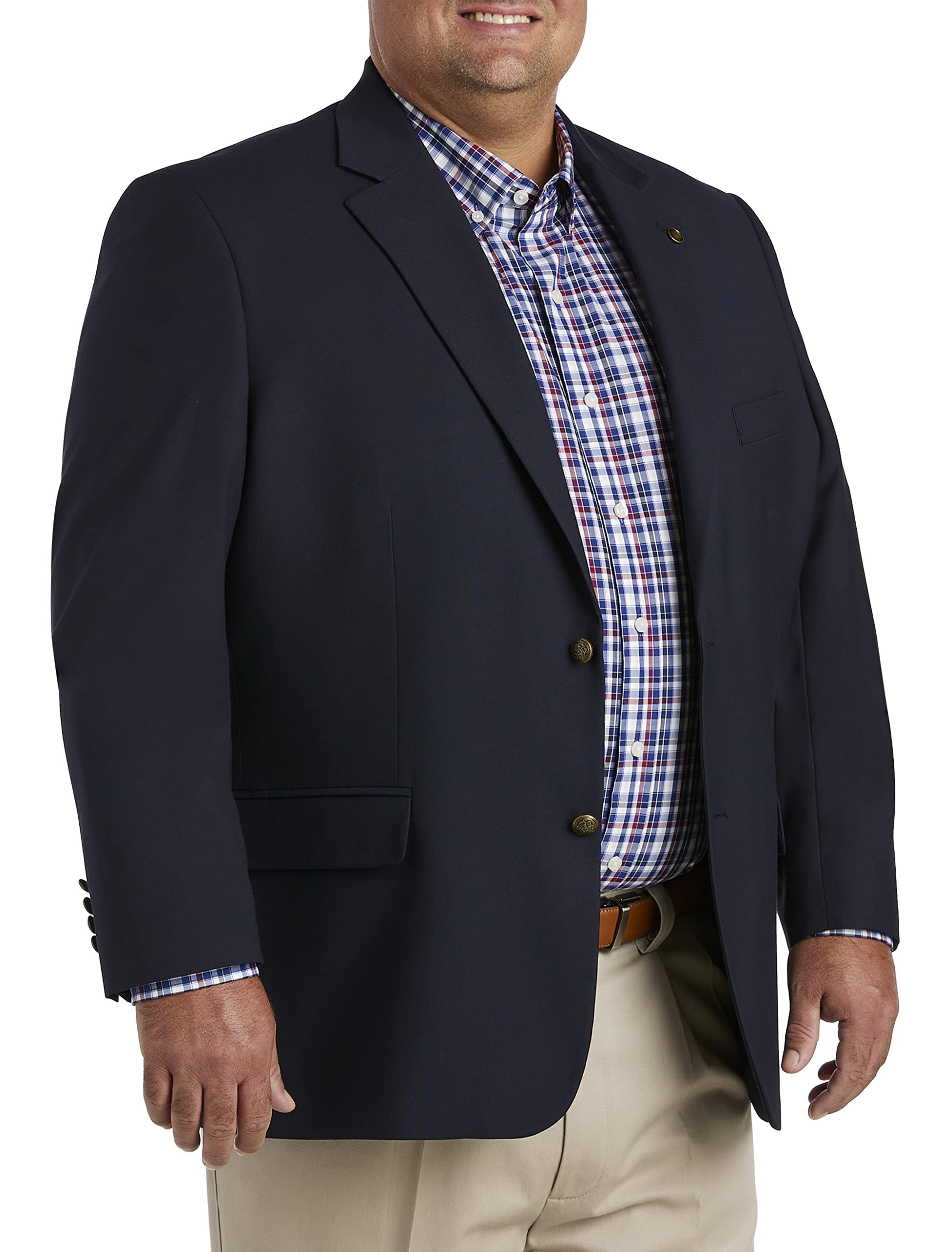 Oak Hill by DXL Men's Big and Tall Jacket-Relaxer Suit Jacket ...