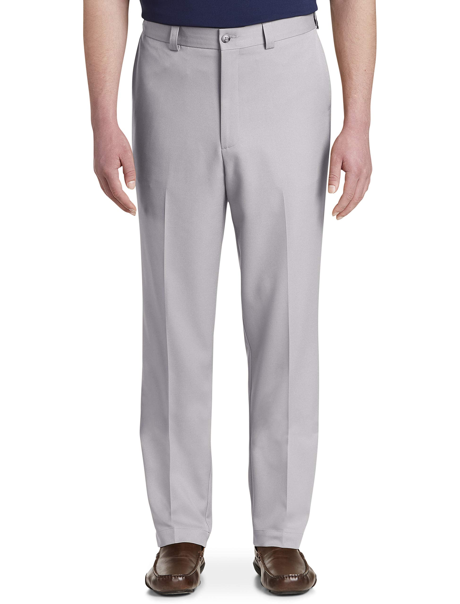 Microfiber Waist-Relaxer Pants Light Grey 52 x 32 - Walmart.com
