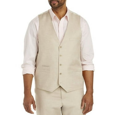 Men's Satin Backless Vest & Bow Tie Set - White - Walmart.com