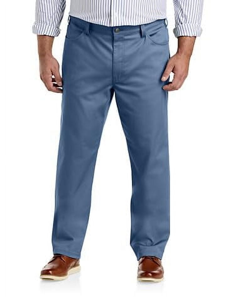 Oak Hill by DXL Men's Big and Tall Straight-Fit 5-Pocket Tech Pants ...