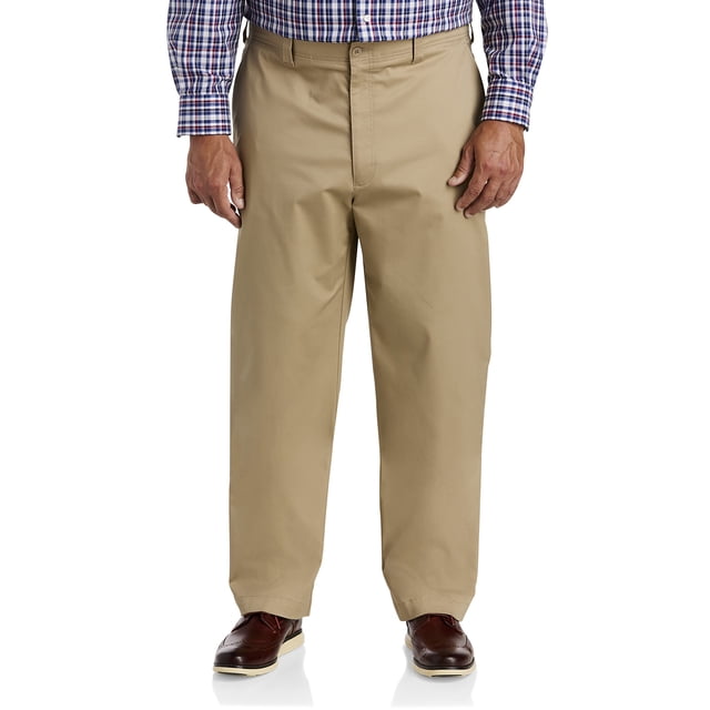 Oak Hill by DXL Men's Big and Tall Straight-Fit Tech Pants Vintage ...