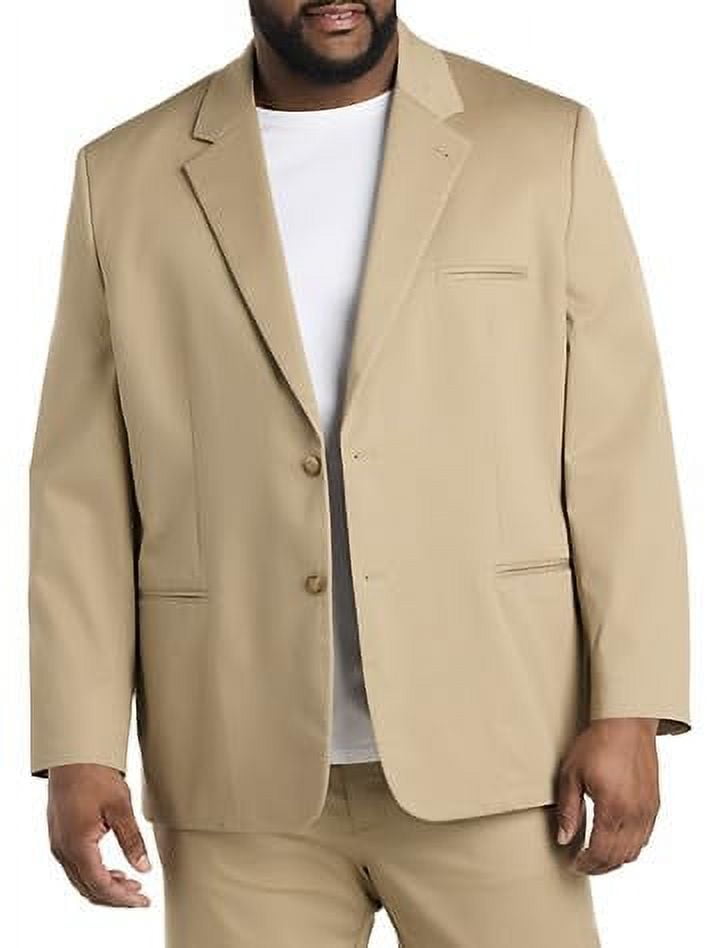 Oak Hill by DXL Men's Big and Tall Tech Sport Coat Vintage Khaki 4XLT ...