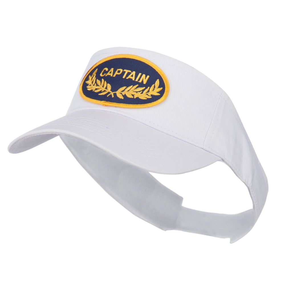 Oak Leaf Captain Military Patched Sun Visor - White OSFM - Walmart.com Oak Leaf Captain Military Patched Sun Visor - White OSFM - Walmart.com