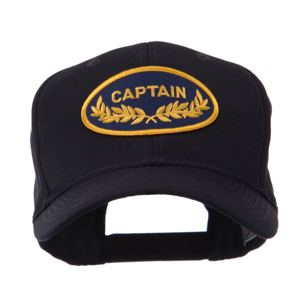 Oak Leaf Oval Shape Military Patch Cap - Captain OSFM - Walmart.com