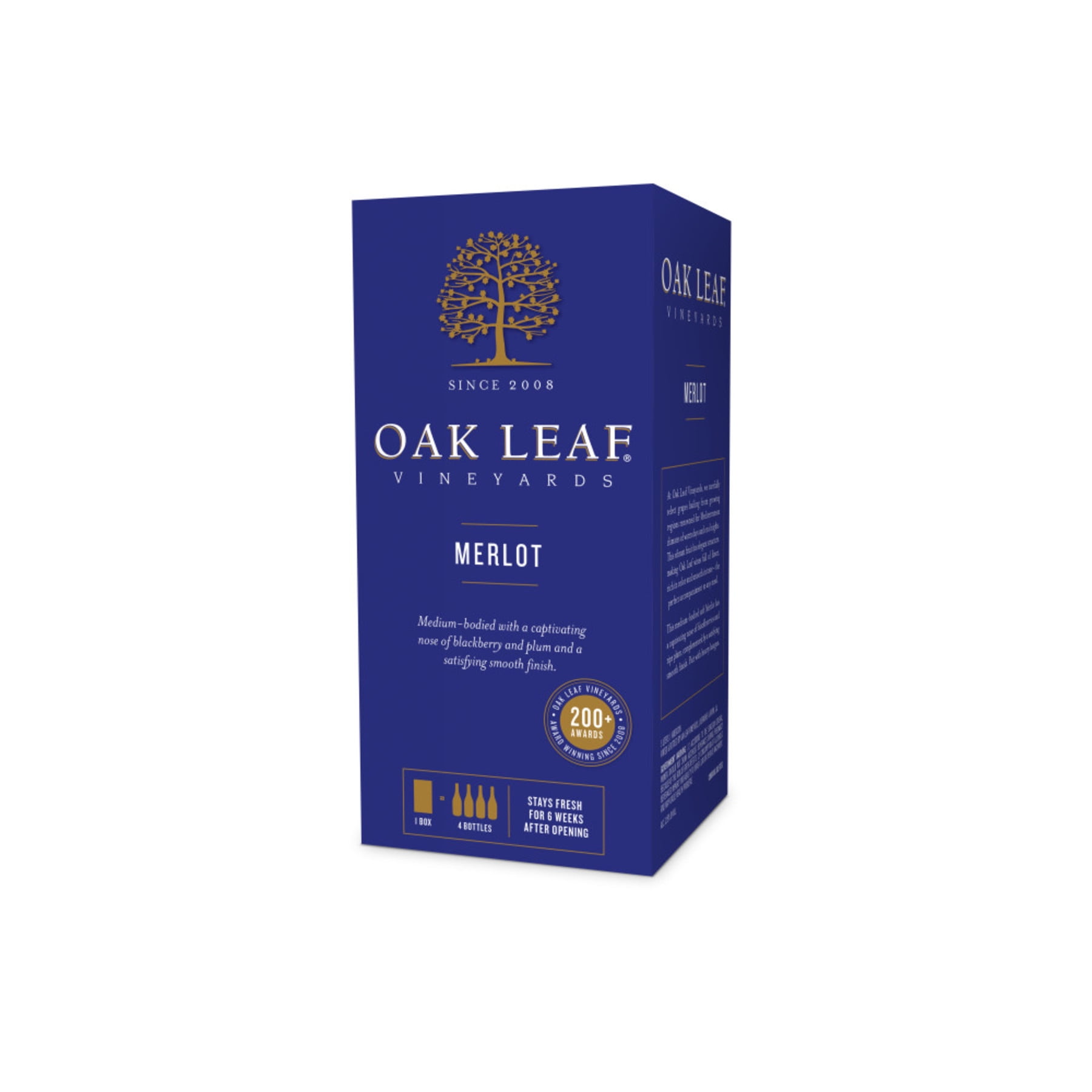 Oak Leaf® Vineyards Merlot Red Wine, 3L Box, Non-Vintage American ...