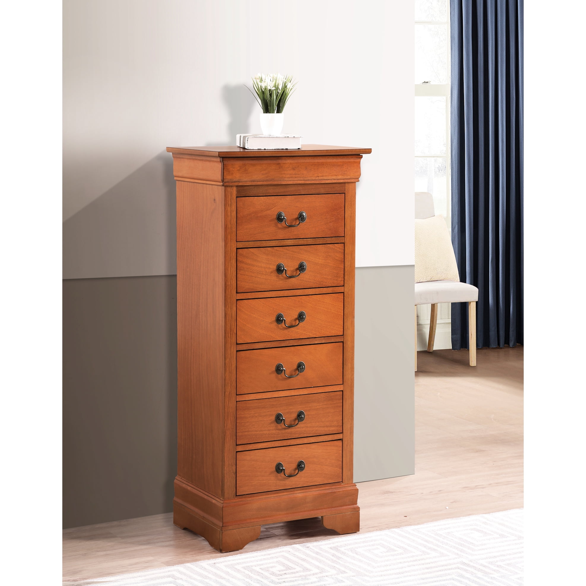 Oak Lingerie Chest - Glory Furniture G3160 Traditional Bedroom With ...
