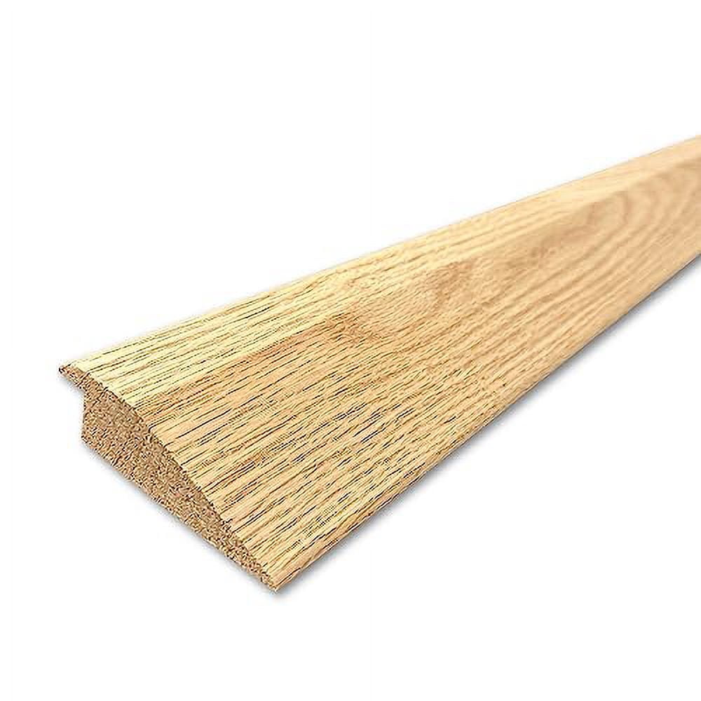 Oak Overlap Transition Strip for 1/2" Material 2 1/2" Wide (3 FT ...