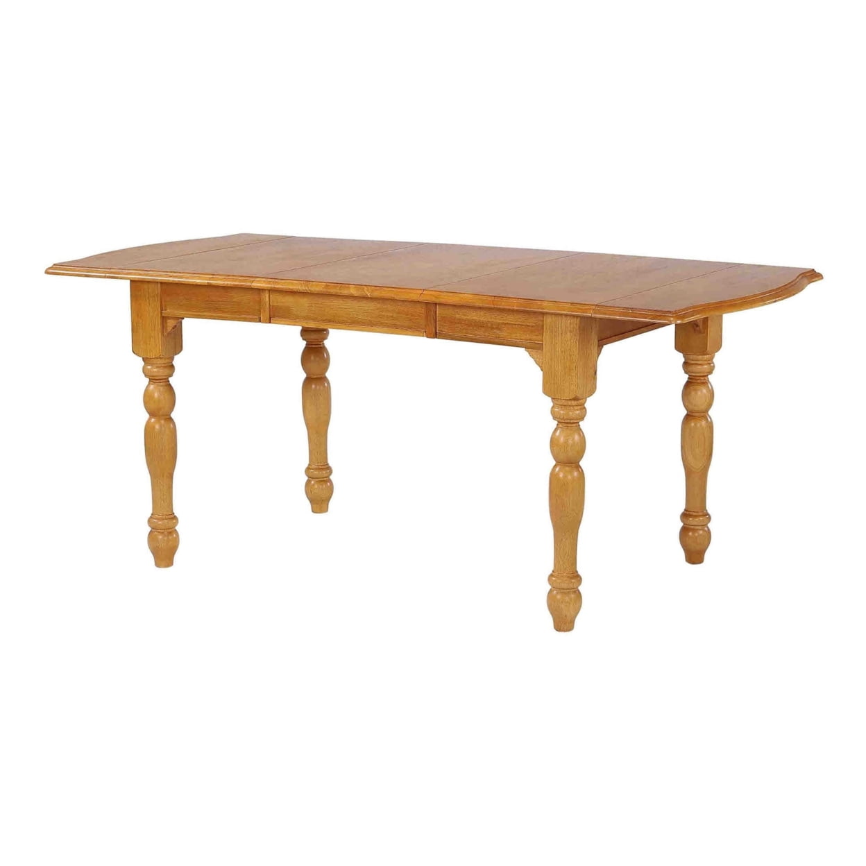 Oak Selections 36 In. Rectangle Light Oak Wood Dining Table (Seats 8 ...