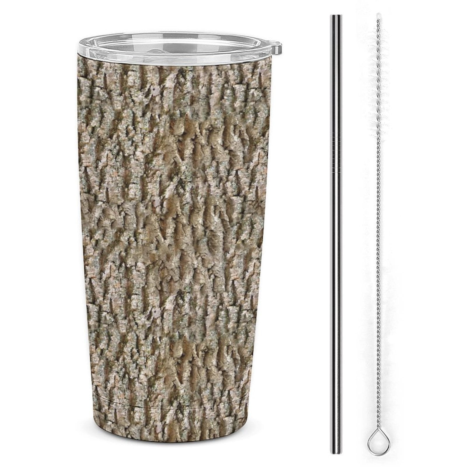 Oak Tree Bark (Seamless Texture) 20oz Tumbler Double Wall Vacuum ...