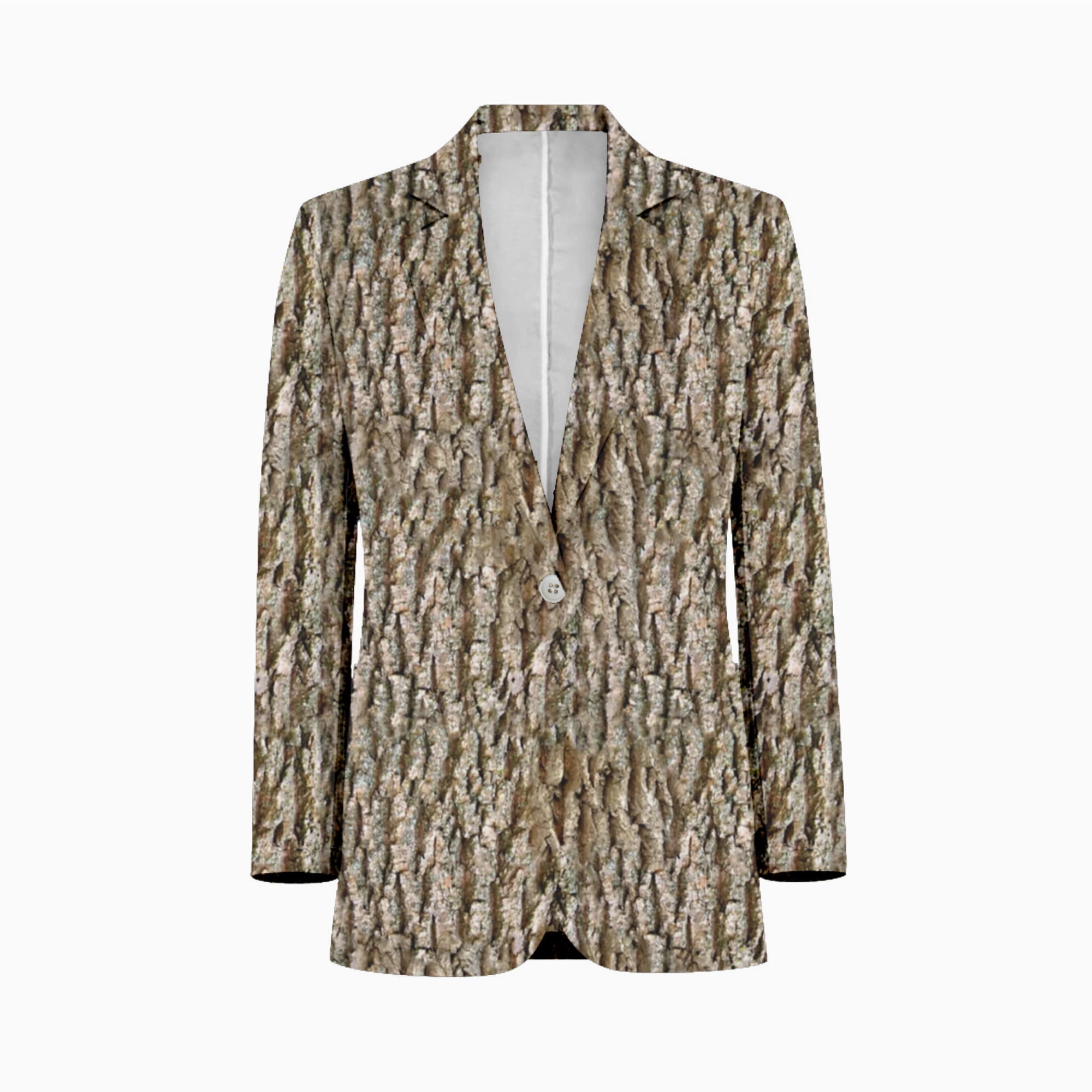 Oak Tree Bark (Seamless Texture) Customized Men's Suits full man Shawl ...