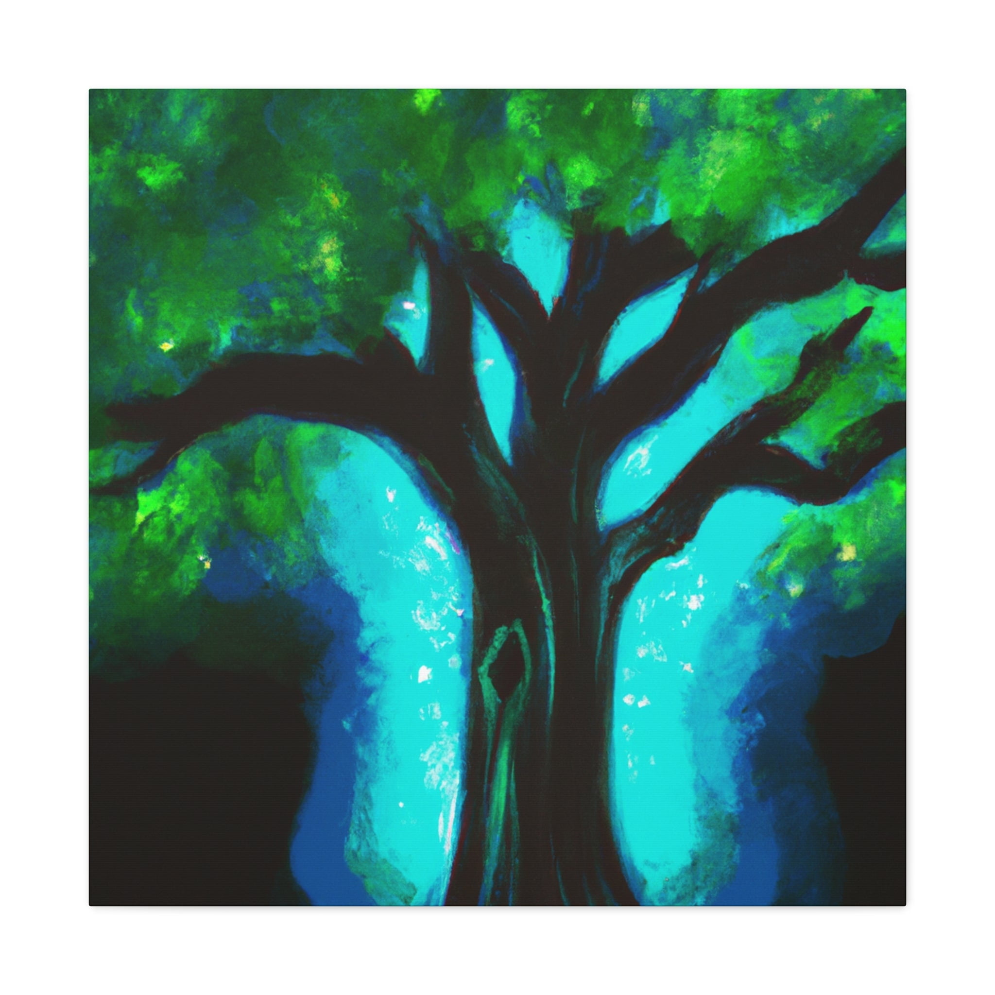 "Oak Tree Ode Variegata" - Canvas - Walmart.com