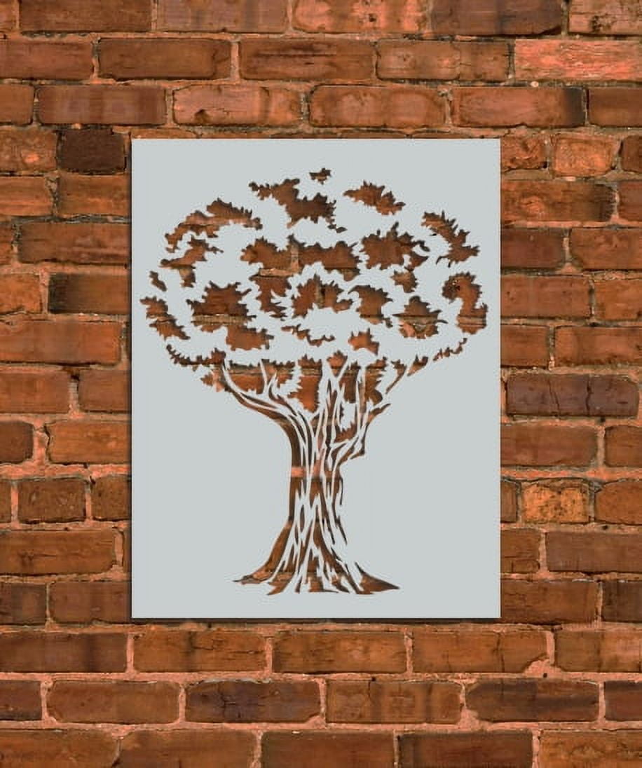 Oak Tree Stencil - Walmart.com