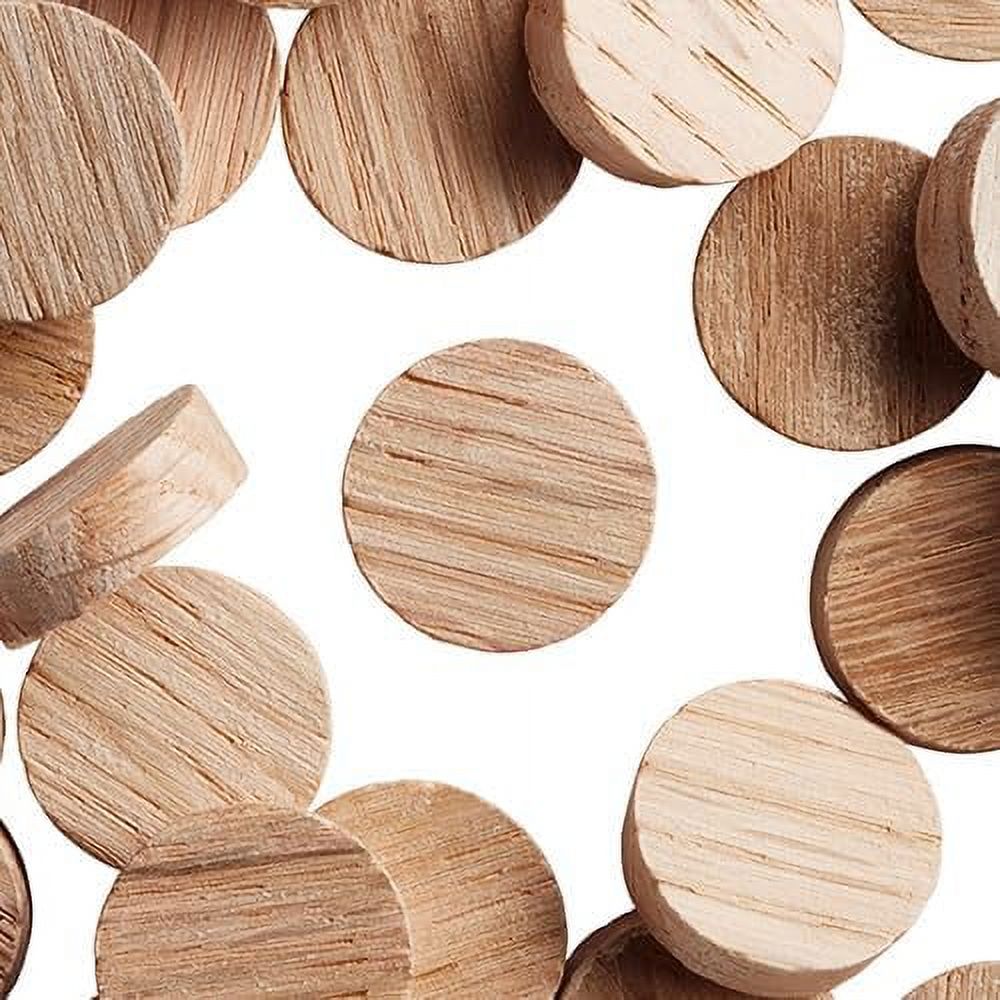 Oak Wood Plugs, Face Grain, Woodworking Plugs, Can Be Sanded, Stained ...