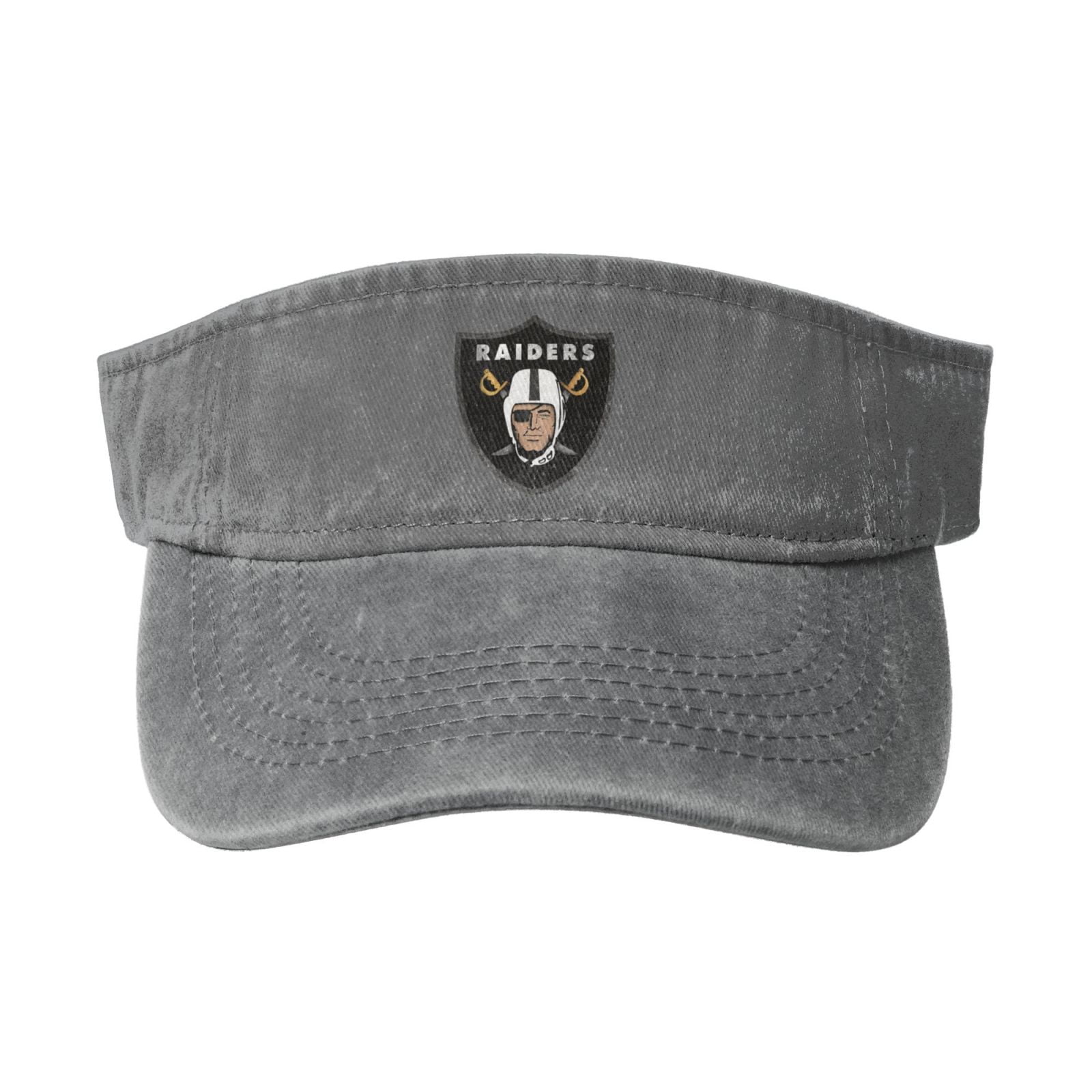 Oak_land Rai_ders Sport Sun Visor Hats for Women Men Denim Empty Top ...